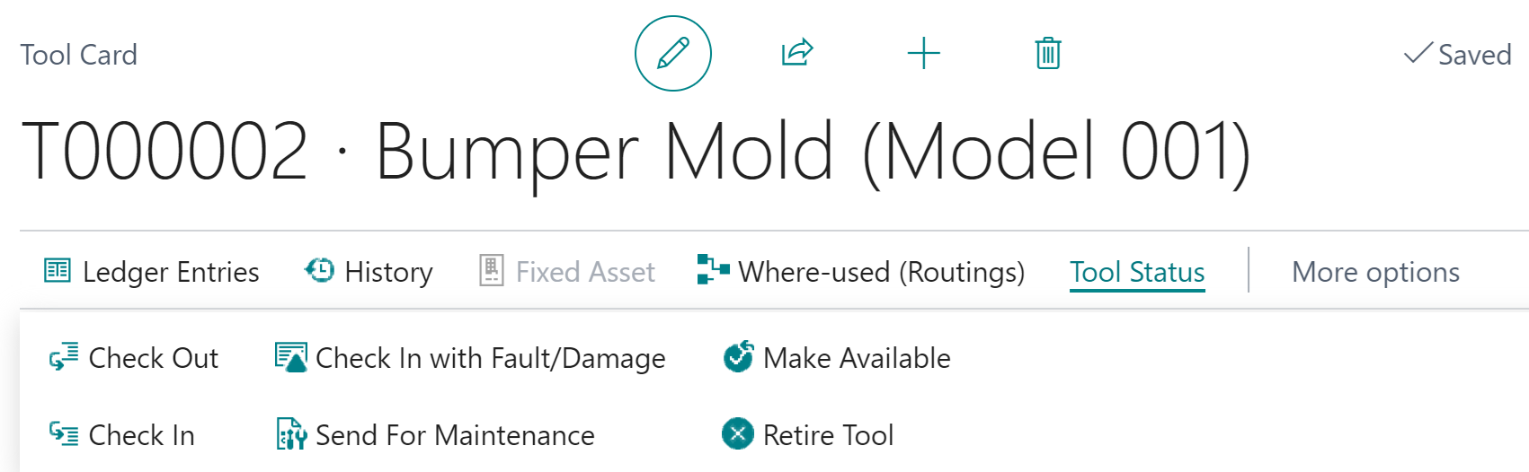 Clever Dynamics - Tool Status